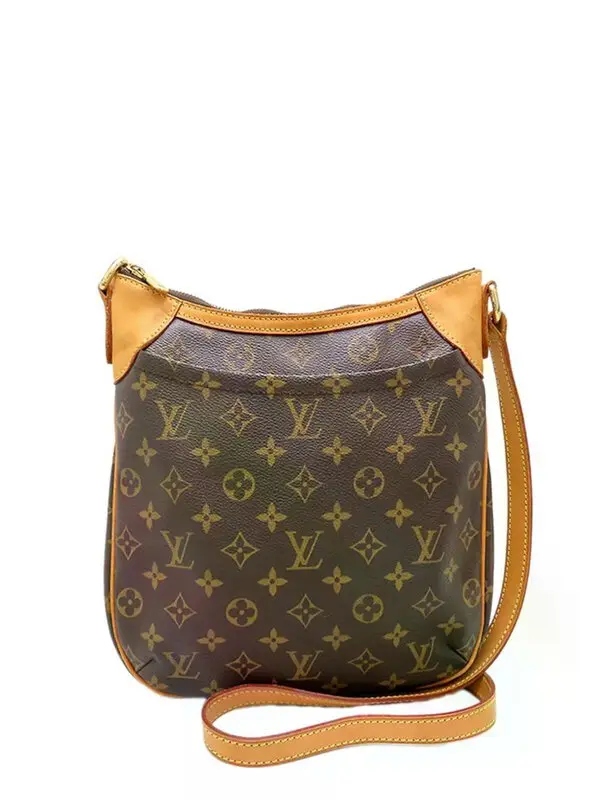 LOUIS VUITTON Monogram Odeon Pm Crossbody Bag - Brown