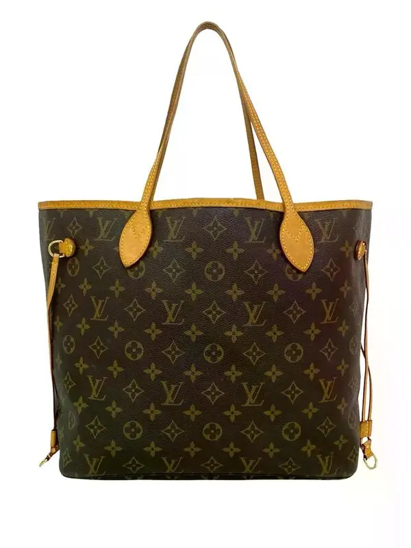 LOUIS VUITTON Monogram Neverfull Mm Tote Bag - Brown