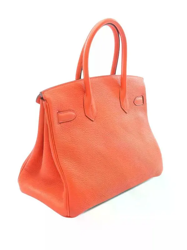 Hermès 30 Birkin Retourne Handbag - Orange