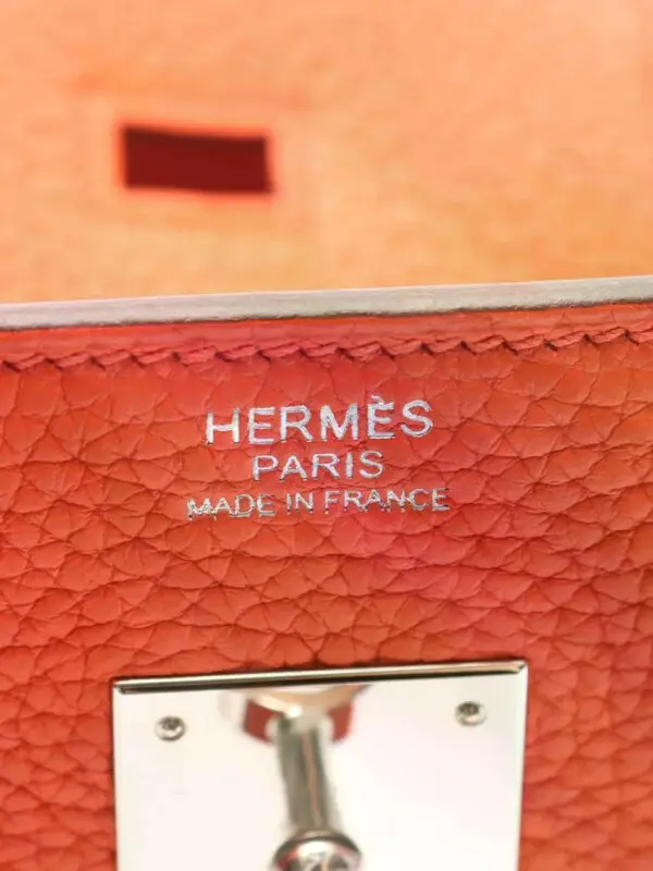 Hermès 30 Birkin Retourne Handbag - Orange
