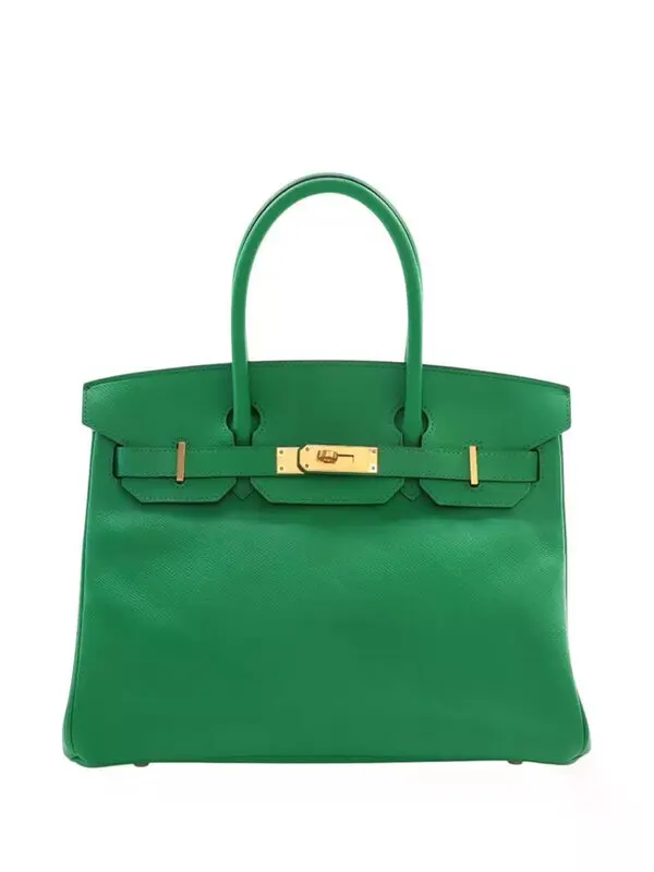 Hermès 30 Cm Birkin Retourne Handbag - Green