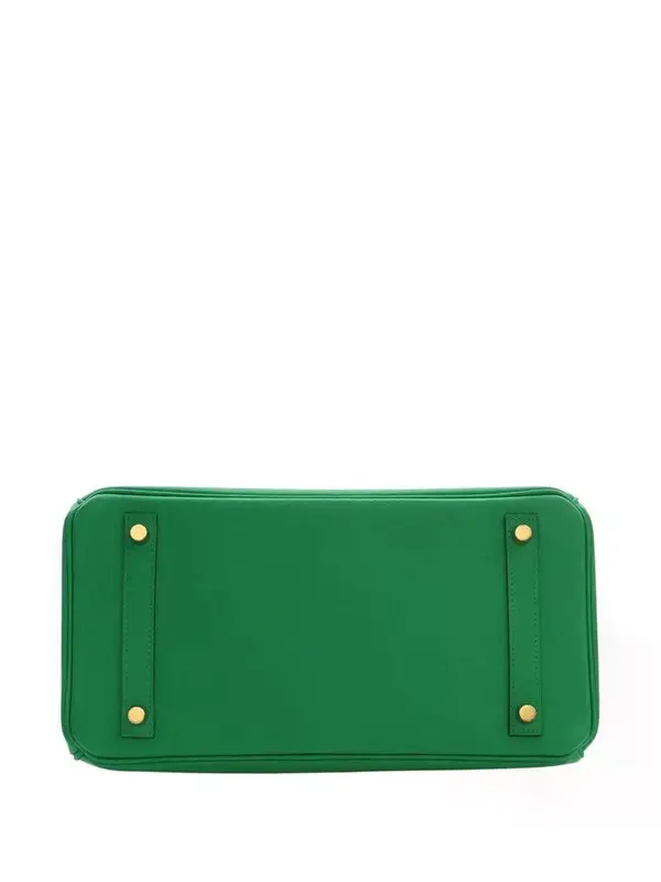 Hermès 30 Cm Birkin Retourne Handbag - Green