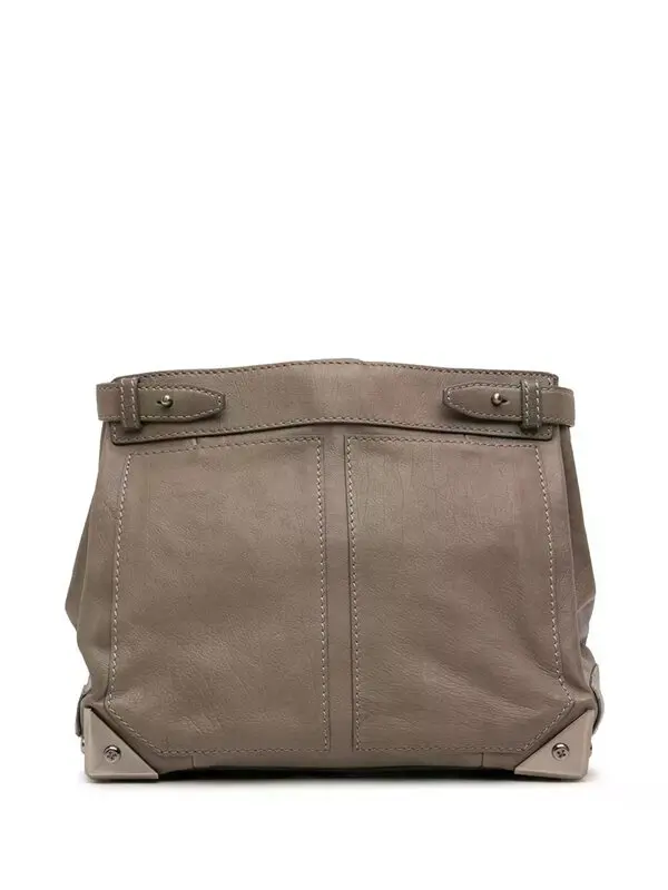 ALEXANDER WANG 2011-2012 Leather Fold Over Trunk Adele Clutch Bag