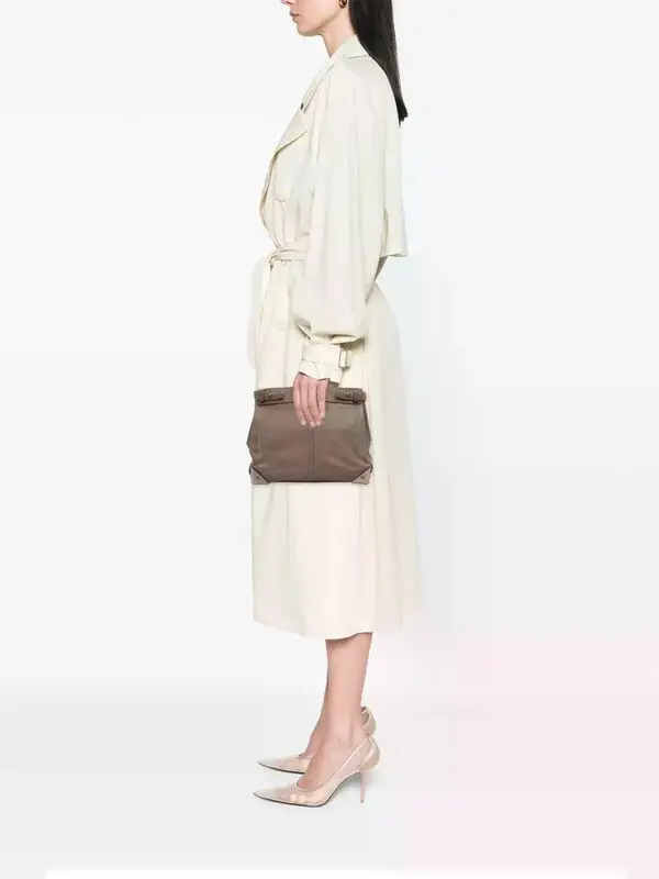 ALEXANDER WANG 2011-2012 Leather Fold Over Trunk Adele Clutch Bag