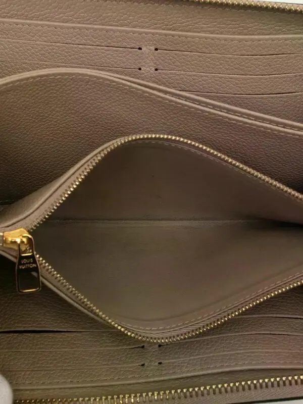 LOUIS VUITTON 2020 Bicolor Monogram Empreinte Giant Zippy Wallet Long Wallets - Brown