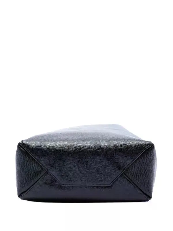 Celine Small Grained Calfskin Vertical Cabas Satchel - Black