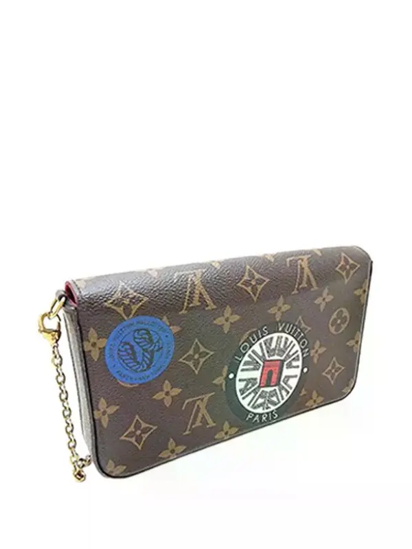 LOUIS VUITTON Monogram World Tour Pochette Felicie - Brown