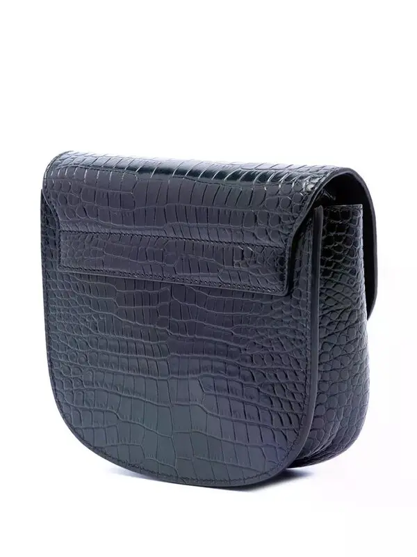 Saint Laurent Kaia Monogram Crossbody Bag - Black