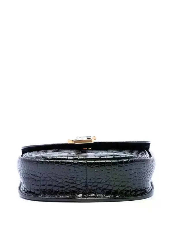Saint Laurent Kaia Monogram Crossbody Bag - Black