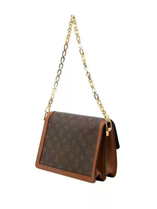 LOUIS VUITTON Dauphine Mm Satchel - Brown