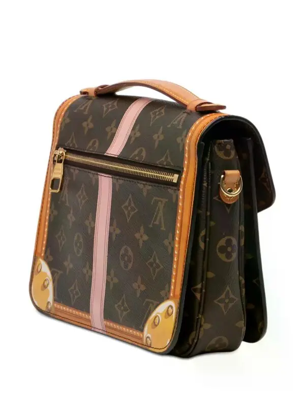 LOUIS VUITTON Monogram Summer Trunks Pochette Metis Satchel