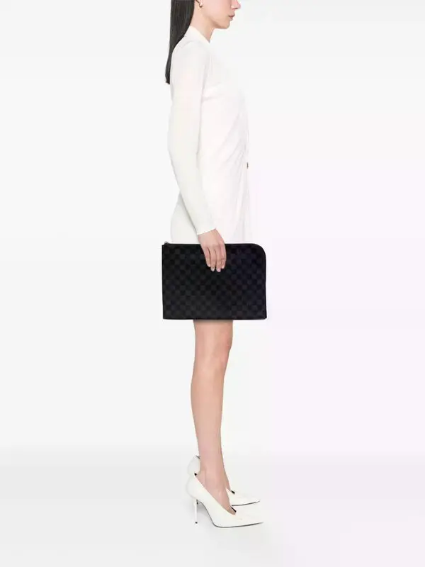 LOUIS VUITTON 2017 Damier Graphite Pochette Jour Gm Clutch Bag