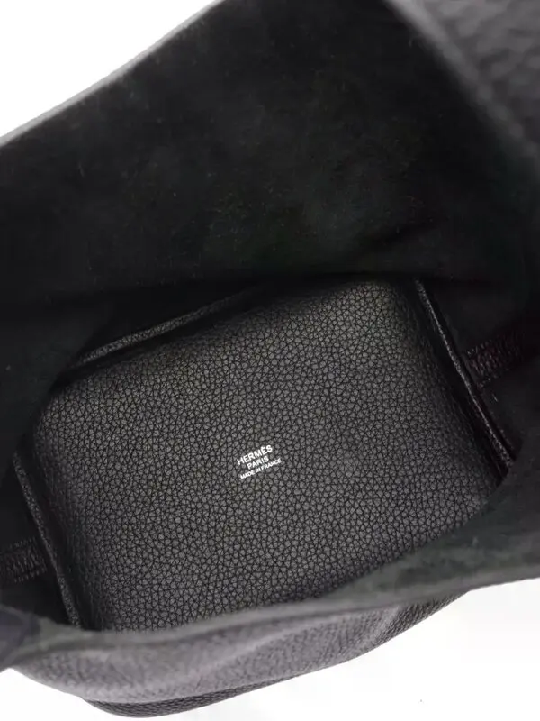 Hermès Clemence Picotin Lock 18 Handbag - Black