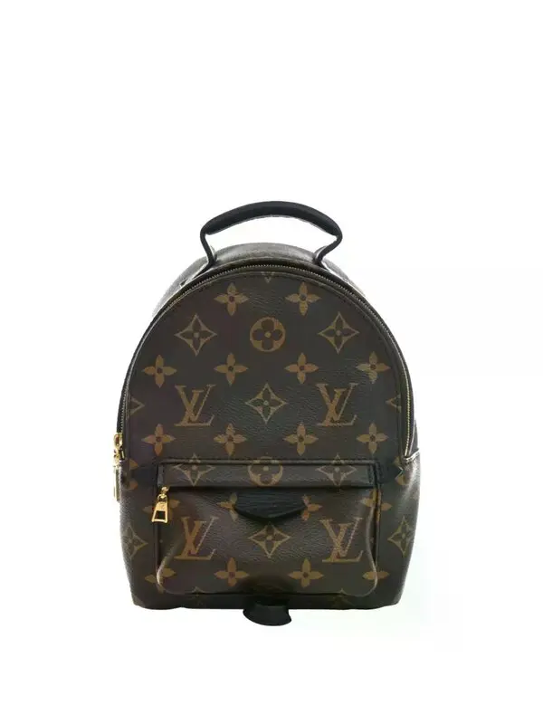 LOUIS VUITTON Monogram Mini Palm Springs Backpack - Brown