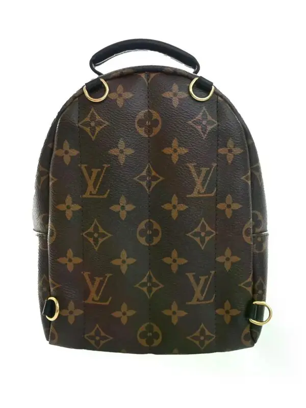 LOUIS VUITTON Monogram Mini Palm Springs Backpack - Brown