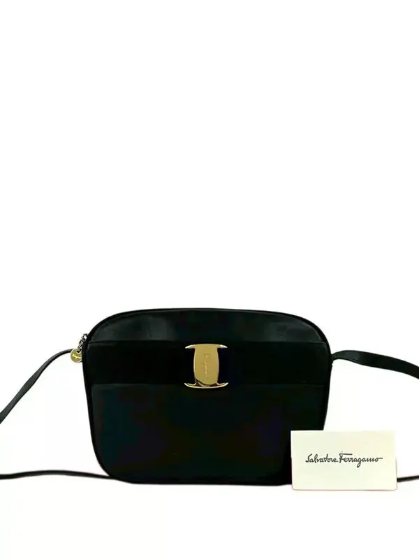 FERRAGAMO 2000-2026 Leather Vara Crossbody Bag