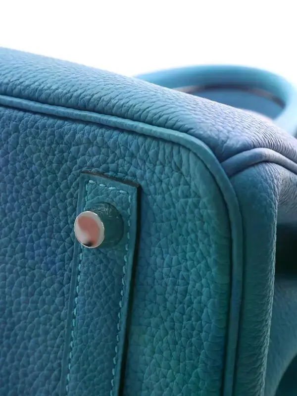 Hermès 30 Birkin Retourne Handbag - Blue