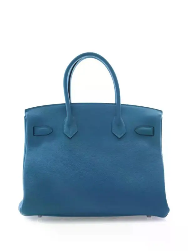 Hermès 30 Birkin Retourne Handbag - Blue