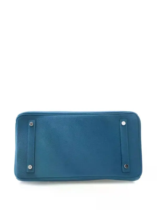 Hermès 30 Birkin Retourne Handbag - Blue