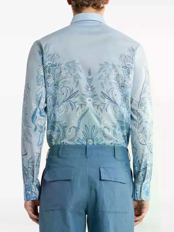 Etro Floral-print Cotton Shirt
