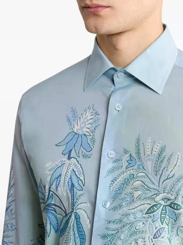Etro Floral-print Cotton Shirt