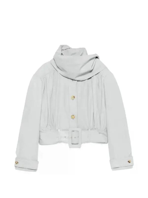 Chloé Buttoned Belted Cropped Jacket