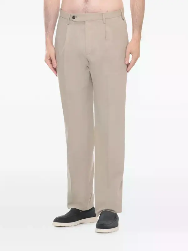 Incotex Pleated Pressed-crease Trousers