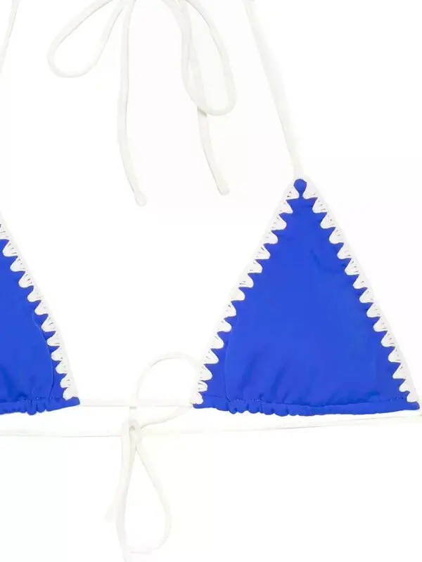LESLIE AMON Lucy Whipstitch Bikini Top