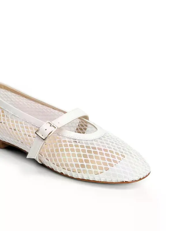 FABIO RUSCONI Mina Buckle-strap Ballet Flats
