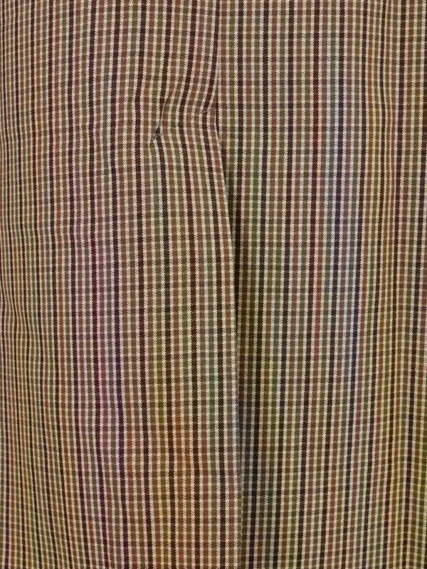 NAMACHEKO Single-breasted Wool Checked Coat