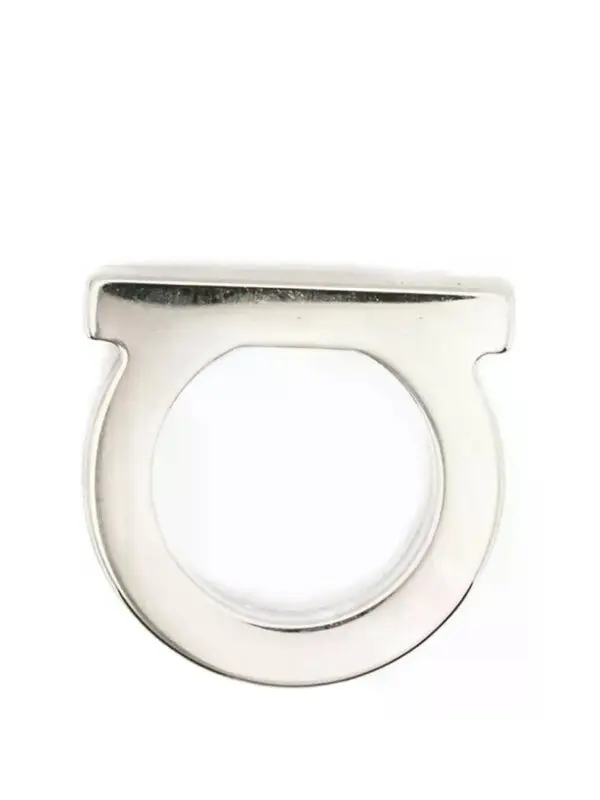 FERRAGAMO Horseshoe Earrings - Silver