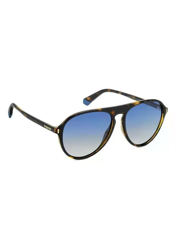 POLAROID Pilot Frame Sunglasses With Gradient Lenses