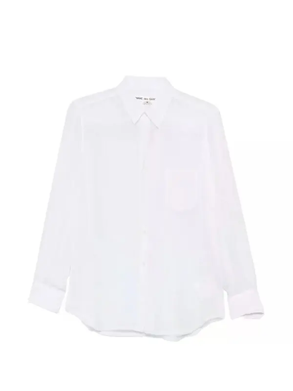 Comme Des Garçons Sheer Collared Shirt