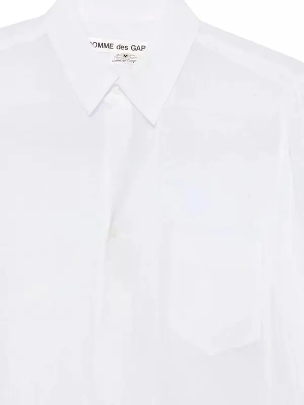 Comme Des Garçons Sheer Collared Shirt