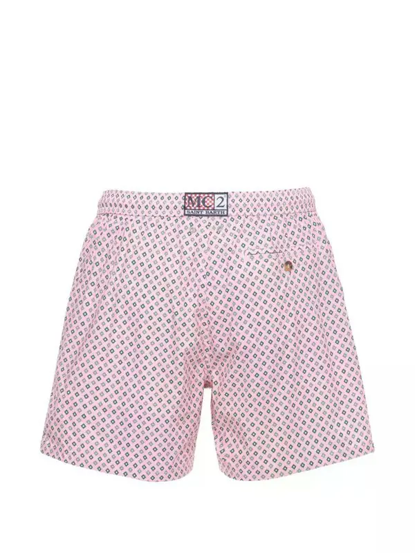 MC2 SAINT BARTH Geometric Print Swim Shorts