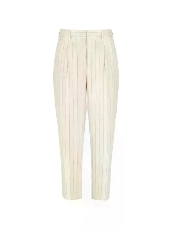 PT TORINO Pinstripe Pleated Trousers