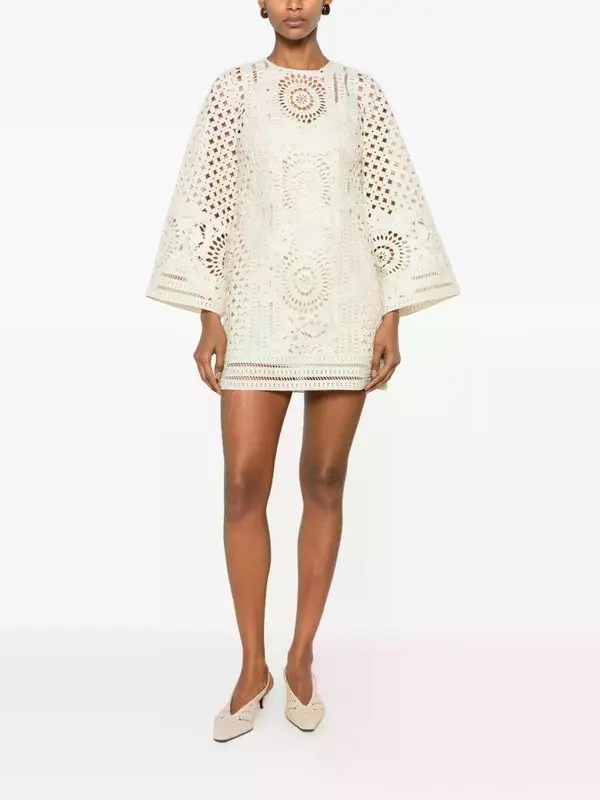 Zimmermann Indra Embroidered Mini Dress