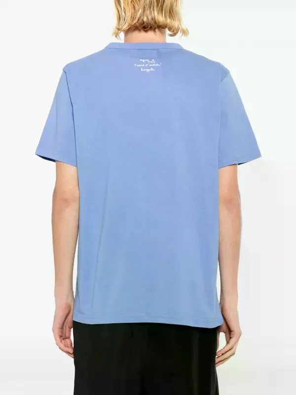 AGNES B. Graphic-print Cotton T-shirt