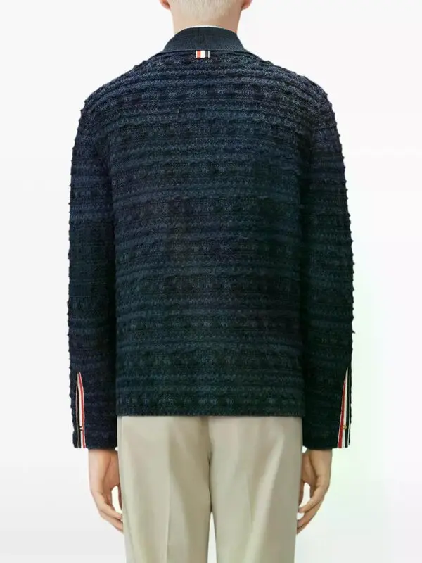 Thom Browne Knit Tweed 4-bar Utility Jacket