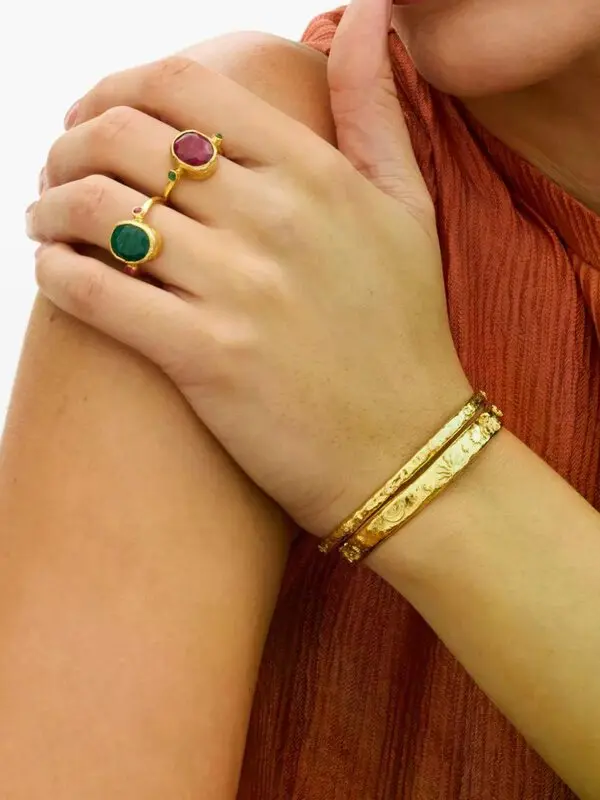 OTTOMAN HANDS Lucia Emerald Cocktail Ring