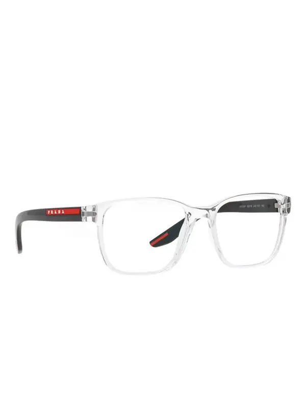Prada Crystal Rectangle Eyeglasses