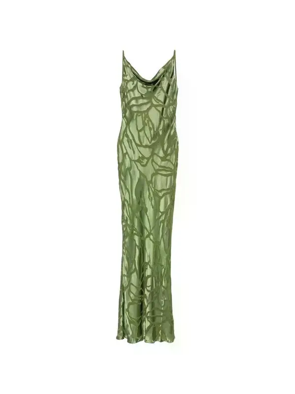 Cult Gaia Ali Cowl Neck Maxi Dress - Green