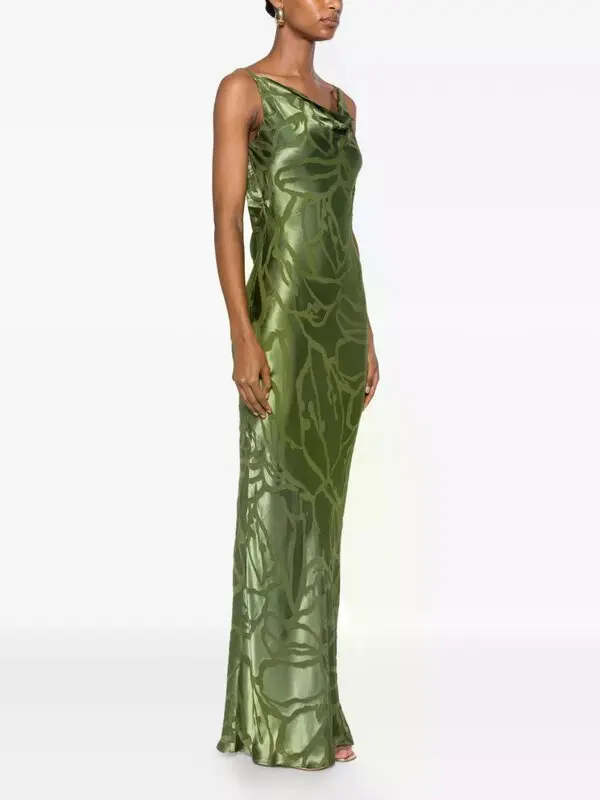 Cult Gaia Ali Cowl Neck Maxi Dress
