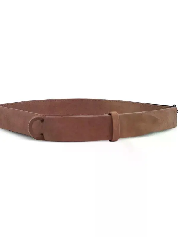 Orciani Suede Belt With D-ring Fastening