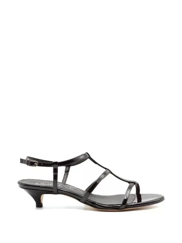 JULIE DEE Strappy Kitten-heel Sandals