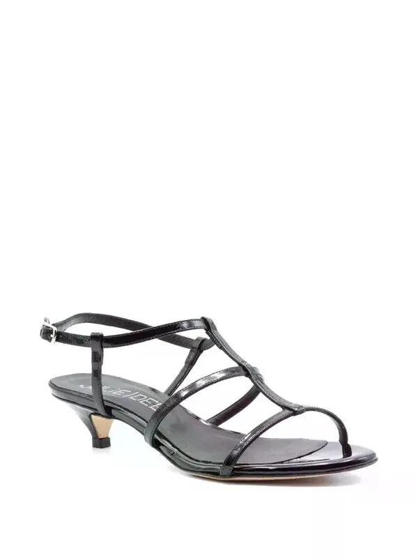 JULIE DEE Strappy Kitten-heel Sandals