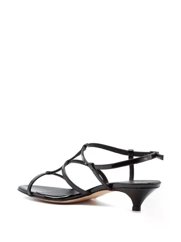 JULIE DEE Strappy Kitten-heel Sandals