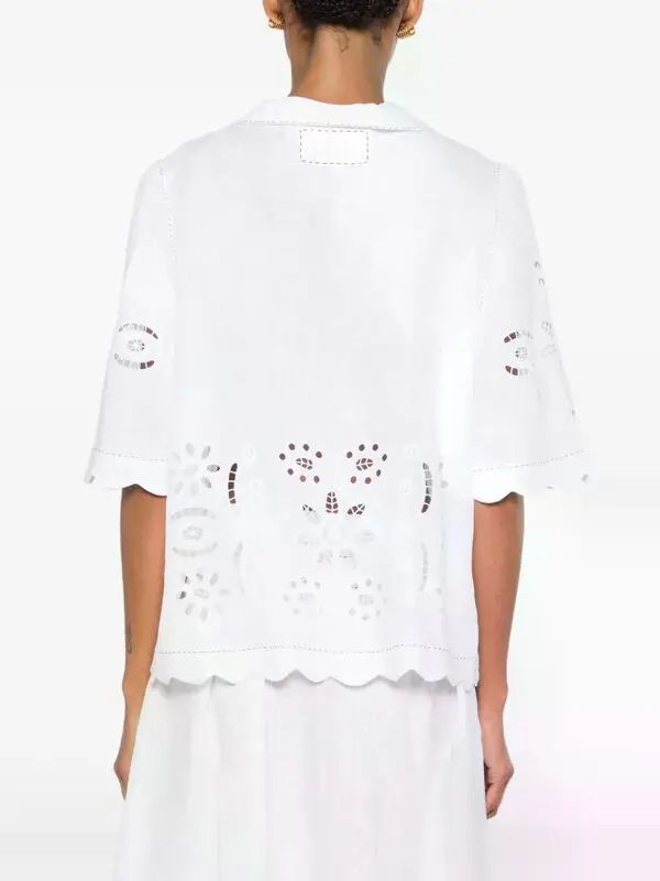 Vita Kin Balthazar Broderie Anglaise Blouse - White