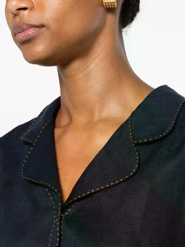 Vita Kin Balthazar Broderie Anglaise Blouse - Blue