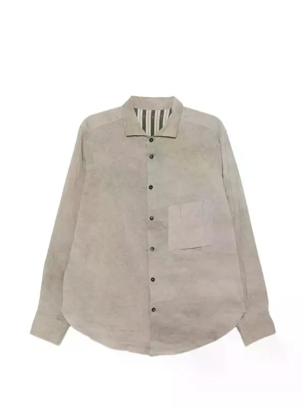 ZIGGY CHEN Chest-pocket Long-sleeve Shirt